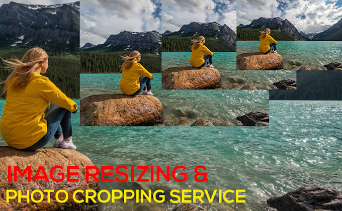 Do photo cropping, image resizing professionally by Designdeal01 | Fiverr