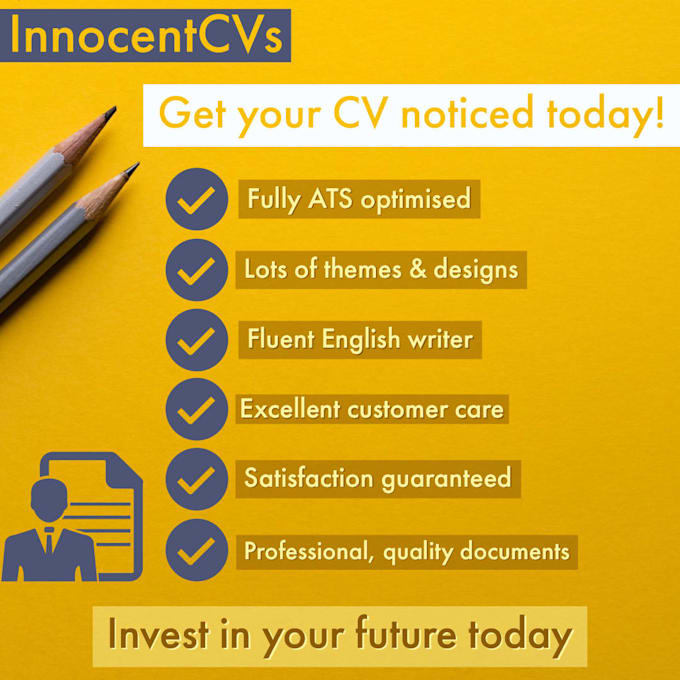 Create a stunning cv or resume to make you stand out by Innocentcvs ...