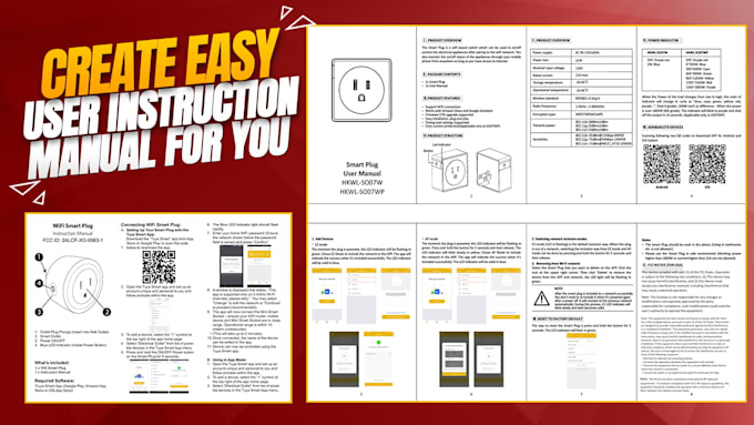 Create easy user instruction manual for you by Designmatics | Fiverr