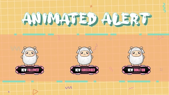 Create custom animated alert bits for kick, twitch, youtube by Abang ...