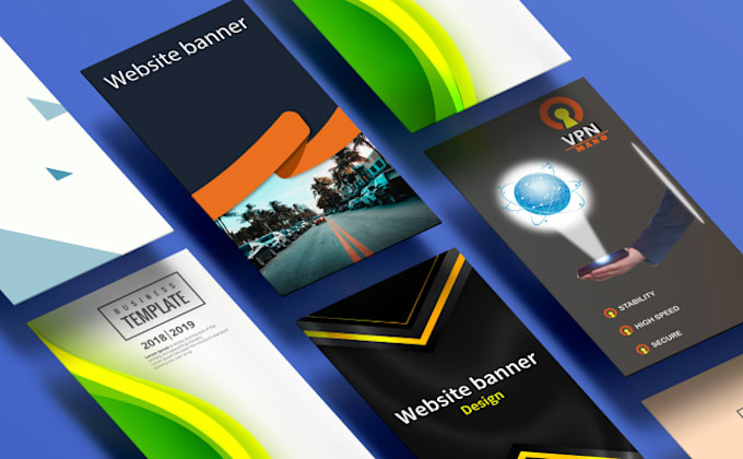 Make expert awsome website banners layout for your campaign by ...