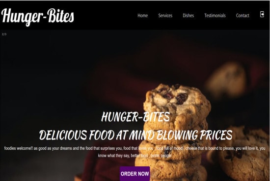 Design responsive restaurant websites using html css js php by Kush ...
