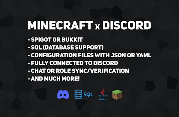 Connect your minecraft server to discord by Xxleoxxone | Fiverr Connect your minecraft server to discord by Xxleoxxone | Fiverr
