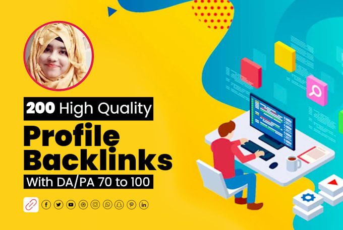 Create 200 high authority profile backlinks manually for google ranking ... Create 200 high authority profile backlinks manually for google ranking ...