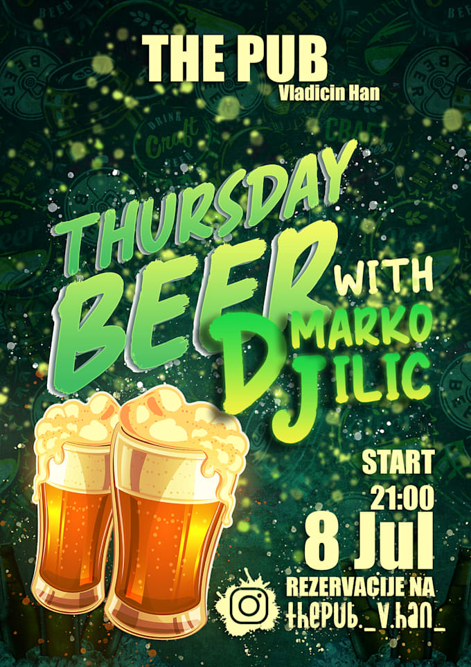 Create a unique modern party poster or flayer by Stefan_ilic_ | Fiverr