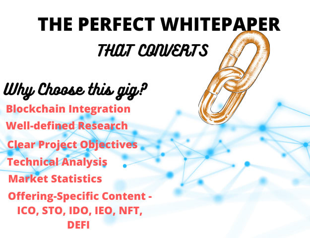 Write and design your blockchain ico white paper by Anna_ico | Fiverr