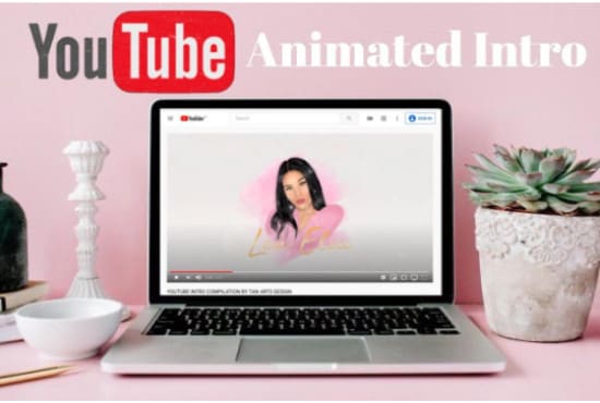 Make a custom animated youtube intro by Tanartsintro | Fiverr