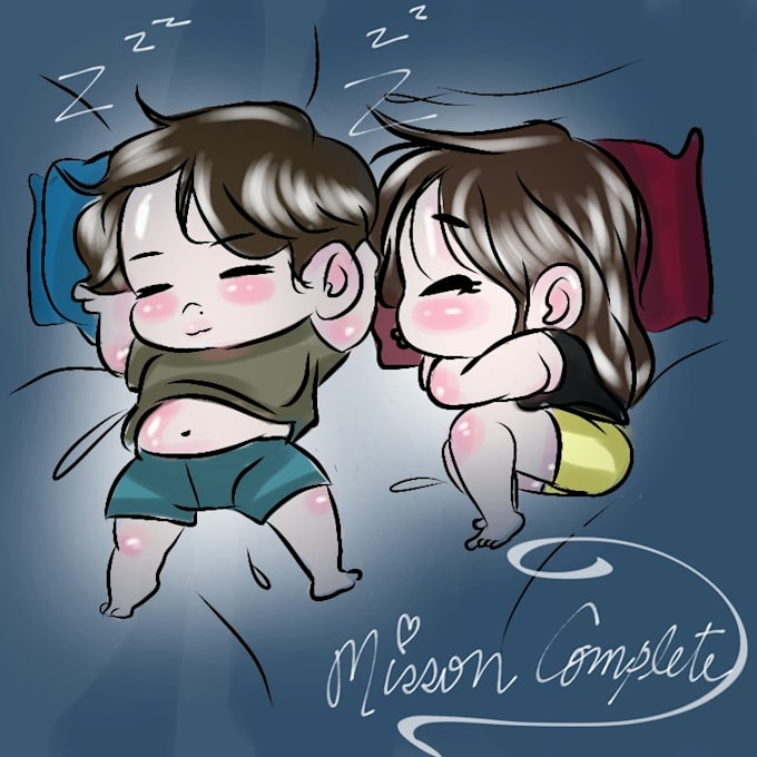 Provide realistic, cartoons, chibi get your work done by Thakurp120 ...