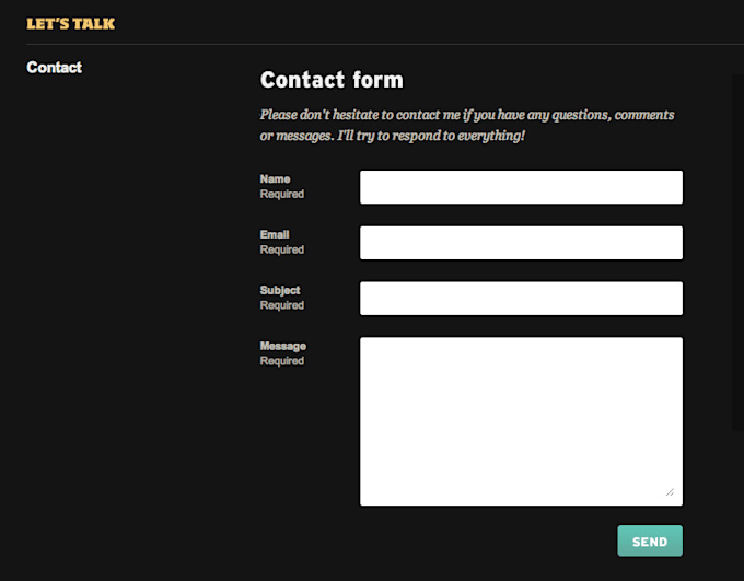 Create html web form and validate by Phphtml_expert | Fiverr