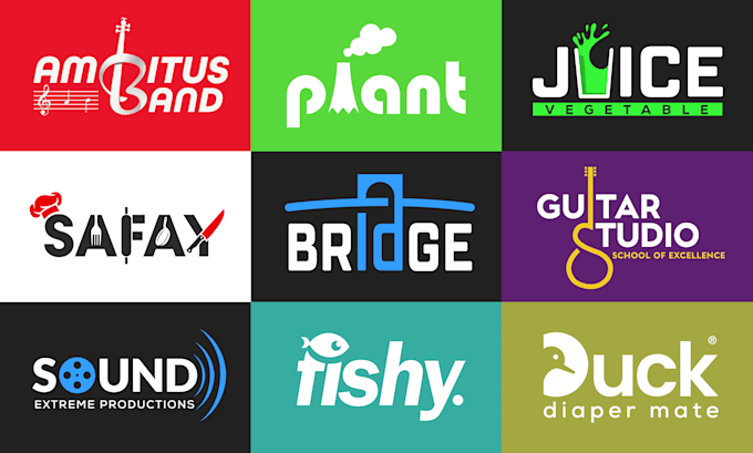 Design creative text based wordmark or lettermark logo by Freelancefire ...