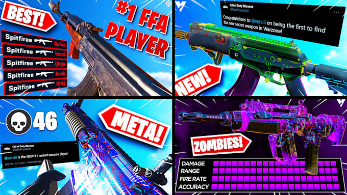 Design professional and good looking cod thumbnails by Vorcii | Fiverr