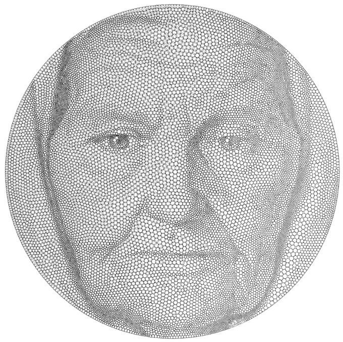 Illustrate your portrait using thousands of circles by Spacepositive ...