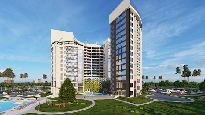 Create realistic architectural 3d model with revit by Trisha_f | Fiverr