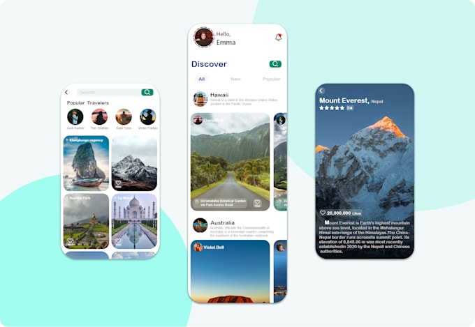 Design high quality ui ux design for android and ios by Maheshv100 | Fiverr