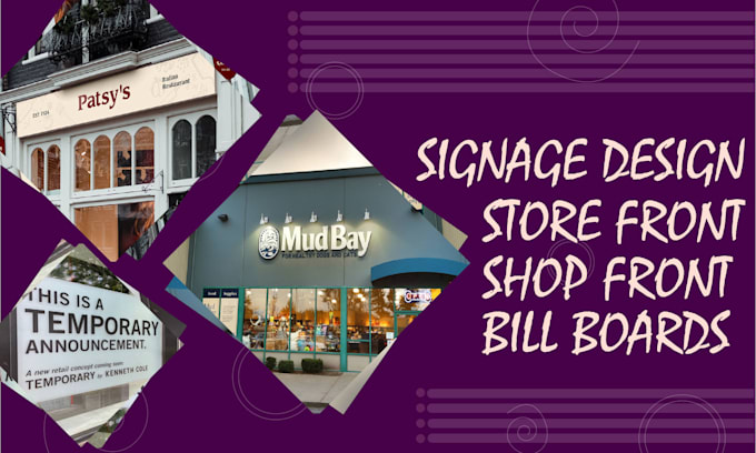 Do professional shop front, store front, signage design by ...
