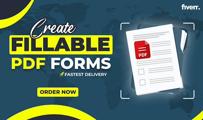 Create or redesign a fillable form by Saikat604 | Fiverr