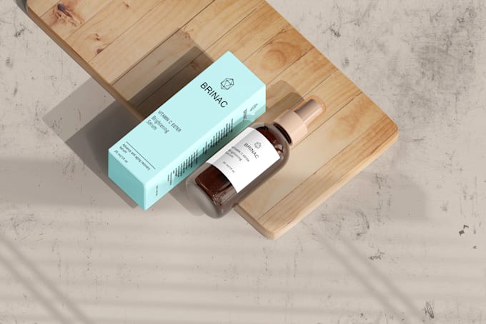 Design minimalist product packaging label and box design by ...