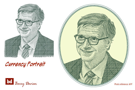 Draw currency portrait illustration by Barrydavian | Fiverr
