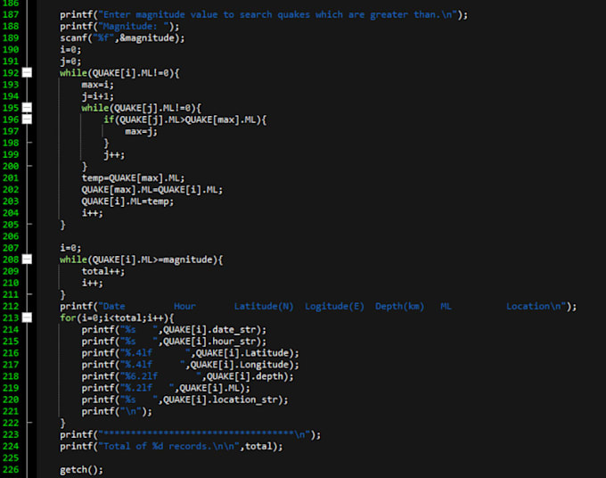 Do your c program or projects by Enginmms | Fiverr