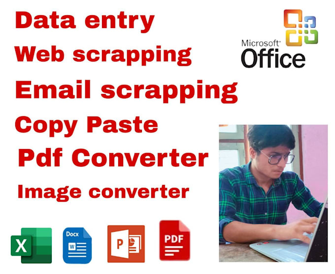 Do all your data entry work, email and web scrapping, copy paste by ...