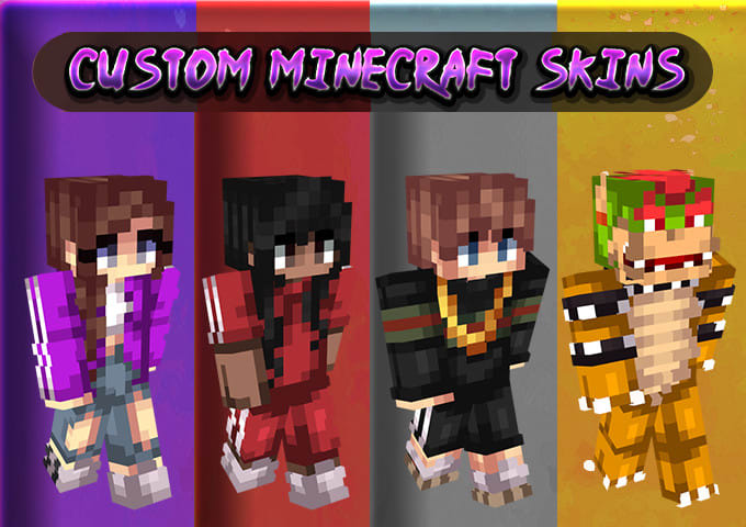 Design you a custom minecraft skin or redesign your current skin by ...