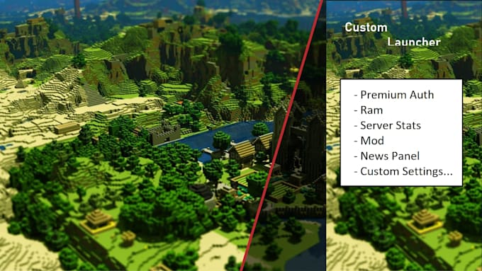 Make you a custom minecraft launcher by Nitrometron | Fiverr