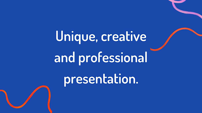 Make a unique, creative and professional presentation by Camilapt | Fiverr