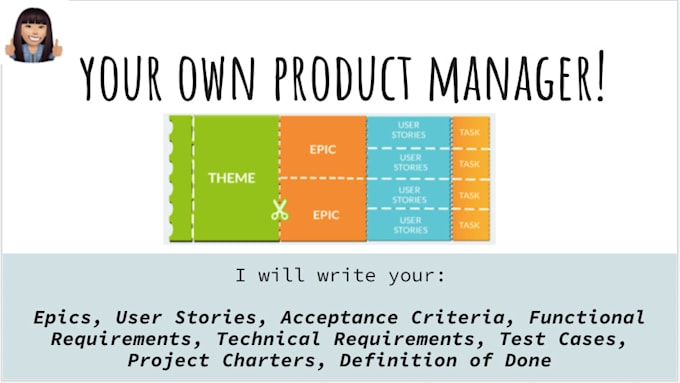 Write epics, user stories and requirements by Prof_pal_3813 | Fiverr