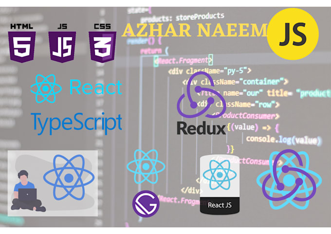 Develop Web Apps In React Js Or React Ts By Aazharnaeem Fiverr