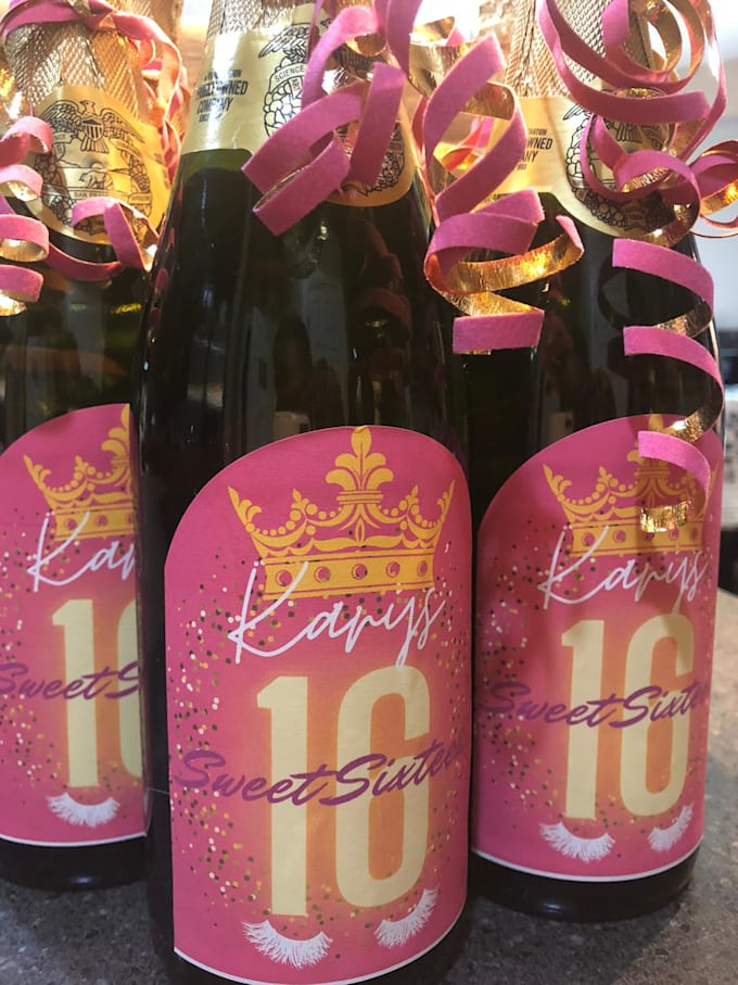 Create stunning custom bottle labels for your events and celebrations ...