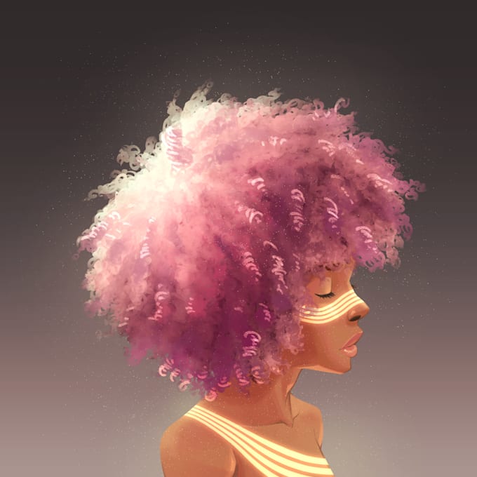 Personal portrait and character design by Pc_ink | Fiverr