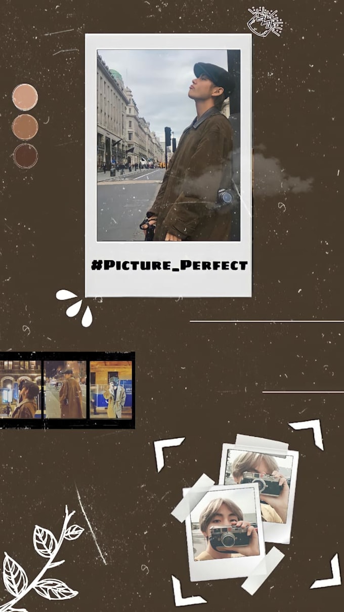 Create bts or kpop groups inspired wallpaper and thumbnails by ...