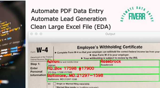Extract Data From Doc Pdf Excel Using Python By Gullhaider Fiverr