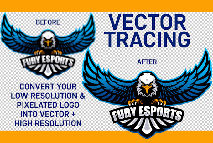 Trace or convert any raster logo or image into vector format by ...