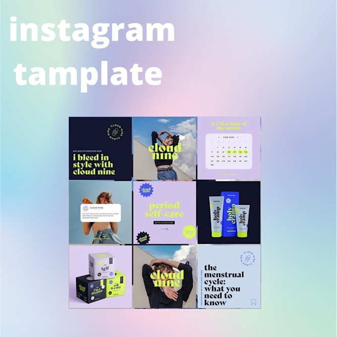 Create a unique ig template for your business by Bybalter | Fiverr
