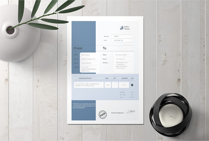 Design letterhead, invoice, and receipts for your business by ...