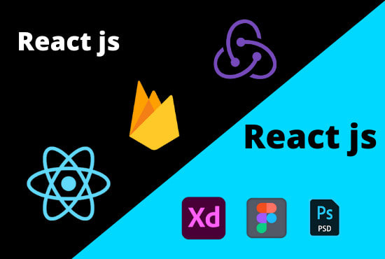 Convert figma ,xd,psd to react app as a react developer by Webit_791 ...