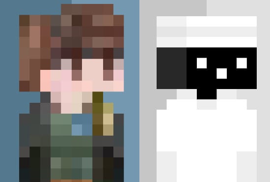 Make you 3 minecraft pixel profile pictures by Hyclaw | Fiverr