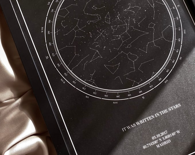 Create a unique pdf star map by Tatiermolenko | Fiverr