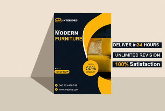 Design unique and creative poster ,flyer in 24 hours by Maleekamustafa2 ...