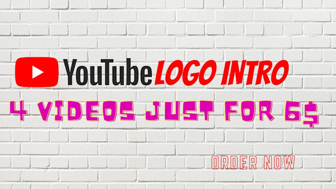 Youtube logo animation intro by Prakashk6 | Fiverr