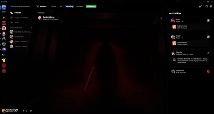 Make you a custom discord background by Tahermegapro | Fiverr