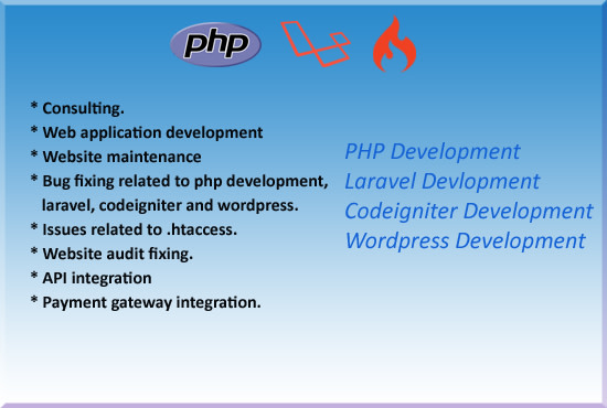 Develop web application using laravel framework by Himansumall | Fiverr