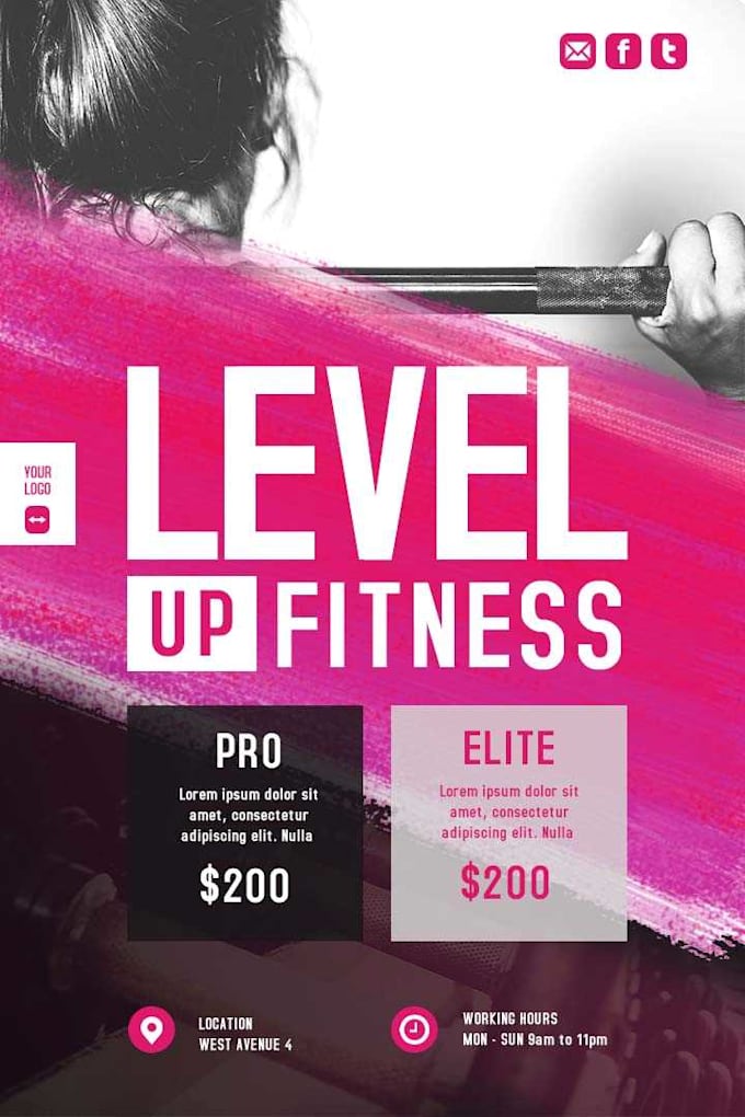 Editable and unique psd templates by Mirelang | Fiverr