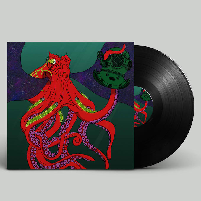 Design a unique hand drawn album cover by Yachsam | Fiverr