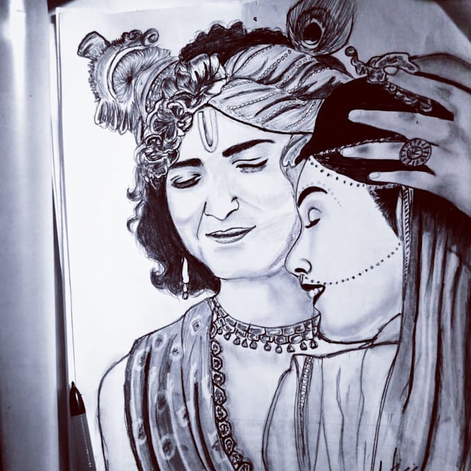 Hand made pencil sketch portrait by Sketchtek | Fiverr