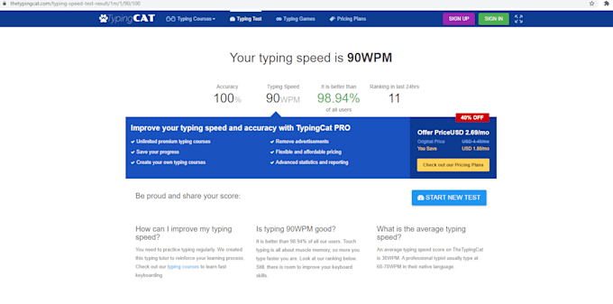 Type your documents fast and accurate 80 to 90 wpm by Sarahs378 | Fiverr