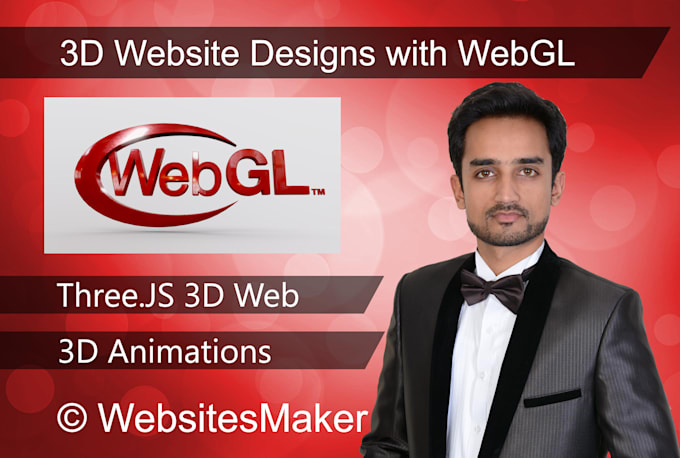 Make webgl threejs 3d website animation by Websitesmaker | Fiverr
