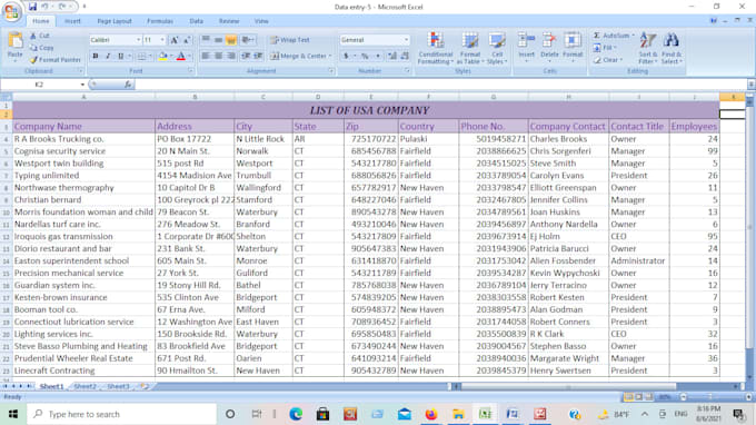 Do perfect data entry and typing by Aurora_otsuki | Fiverr