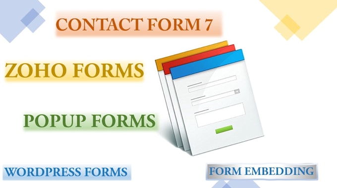 Design and embed zoho forms and contact form 7 by Hactricsolution | Fiverr